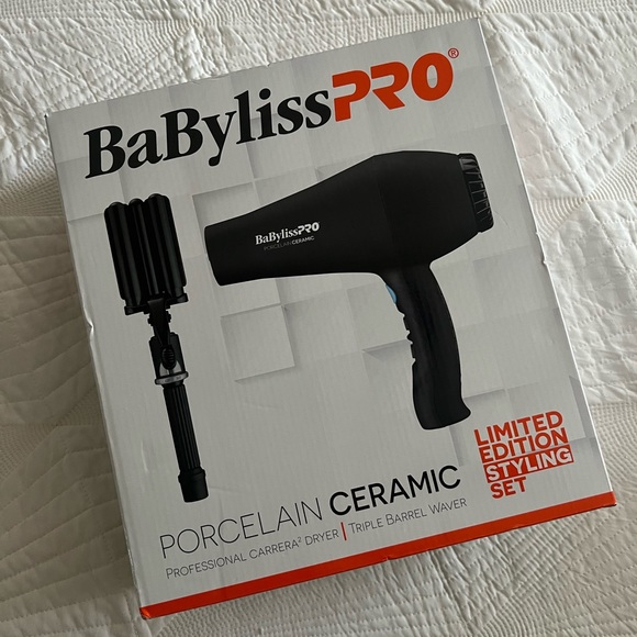 BaByliss | Hair | Babylisspro Porcelain Ceramic Triple Barrel Waver ...